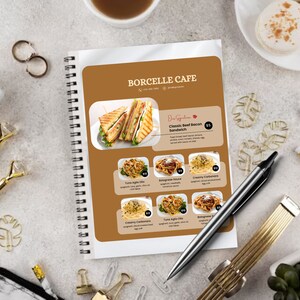 Borcelle Restaurants Food Menu, Food Menu Template, Menu Template, Printable Restaurant Menu ...
