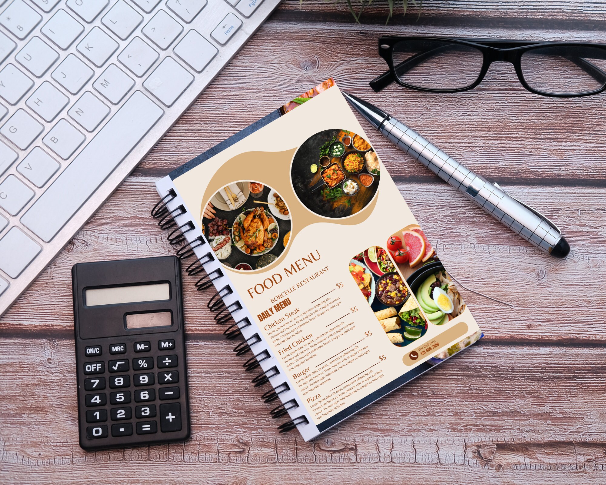 Brown Bold Food Menu,food Menu Template,menu Template,printable ...