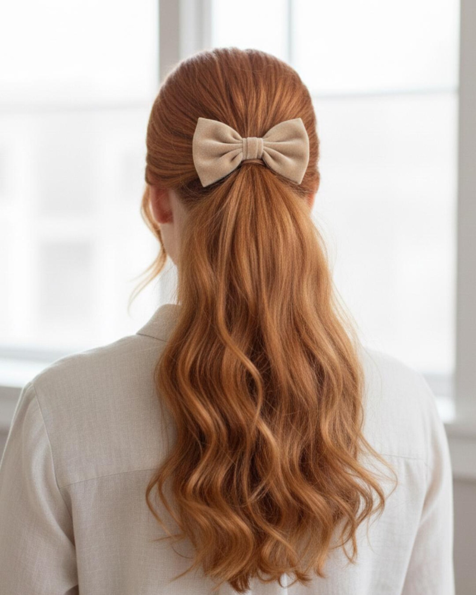 Ponytail Bow Sewing Pattern Hair Bow Diy Bow For Hair Ties