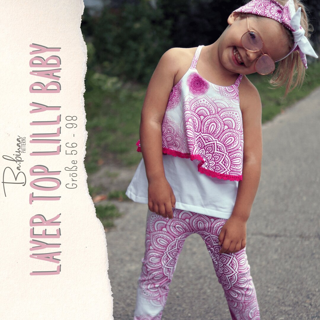 Layer Top/dress Sewing Pattern Lilly Children's Layered Top Sewing ...