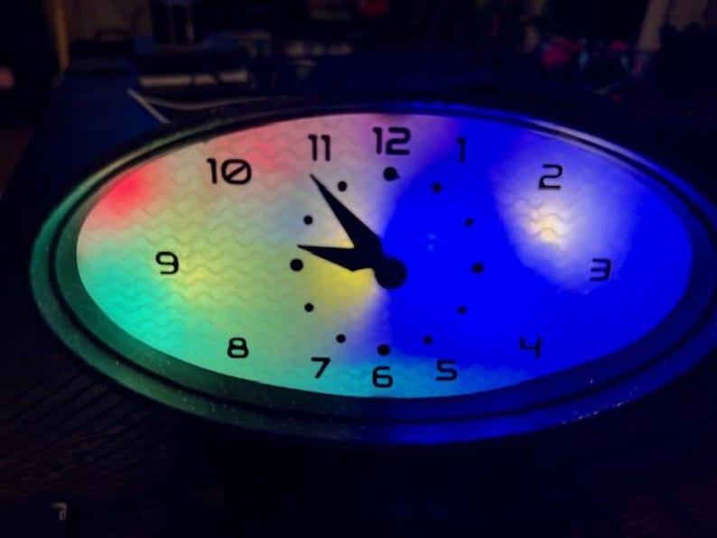 Mid Century Modern Desk Clock. - Etsy