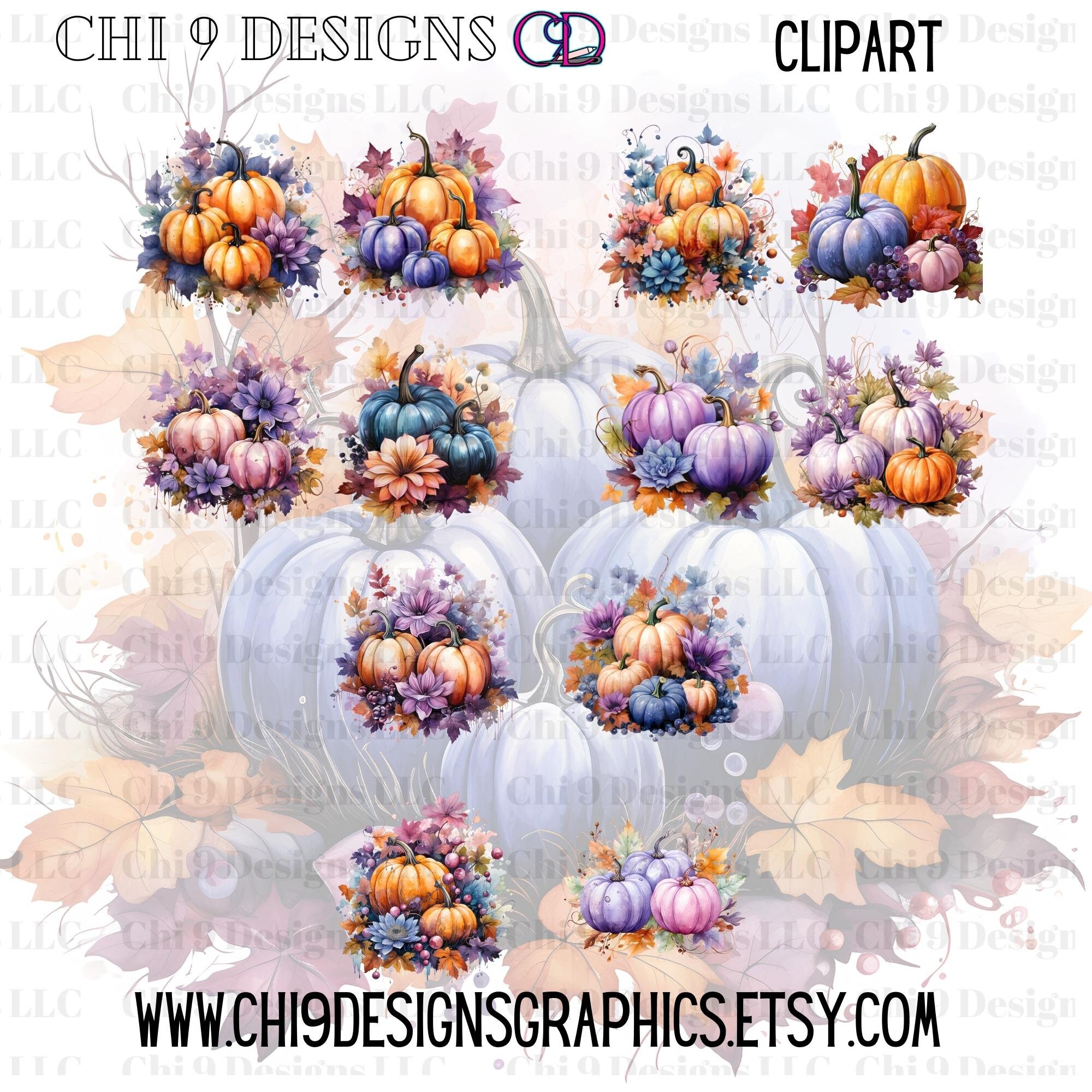 Autumn Pumpkins Clip ART Transparent Pngs 20 High-quality Images Fall ...