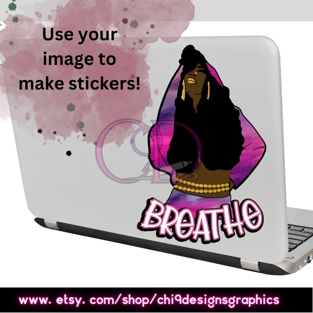 Breathe Canva Template African American Woman, Black History, - Etsy