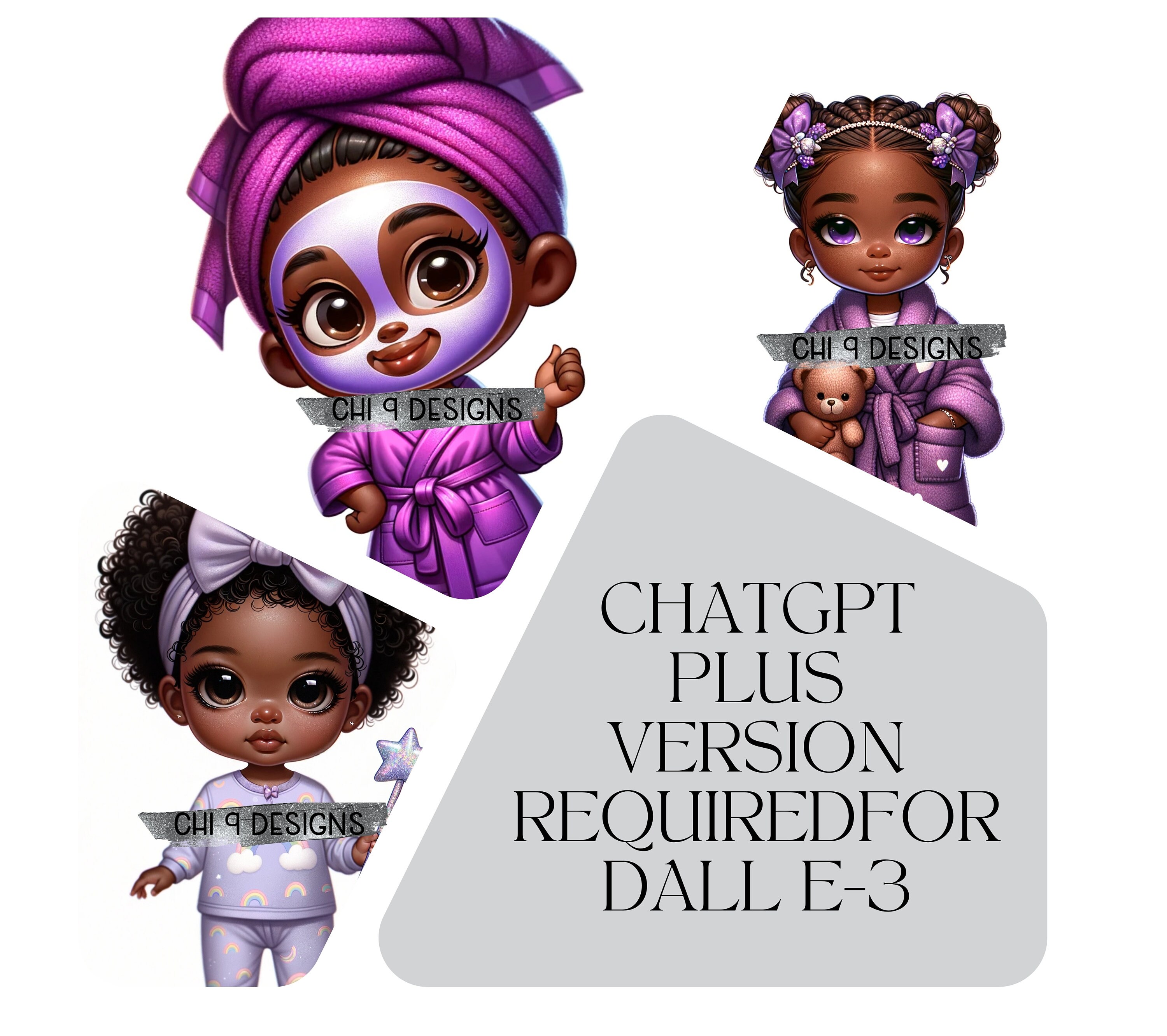 Chat GPT Prompt Guide Dall E 3 Prompt V4 AI Art Guide Chibi Spa Girls ...