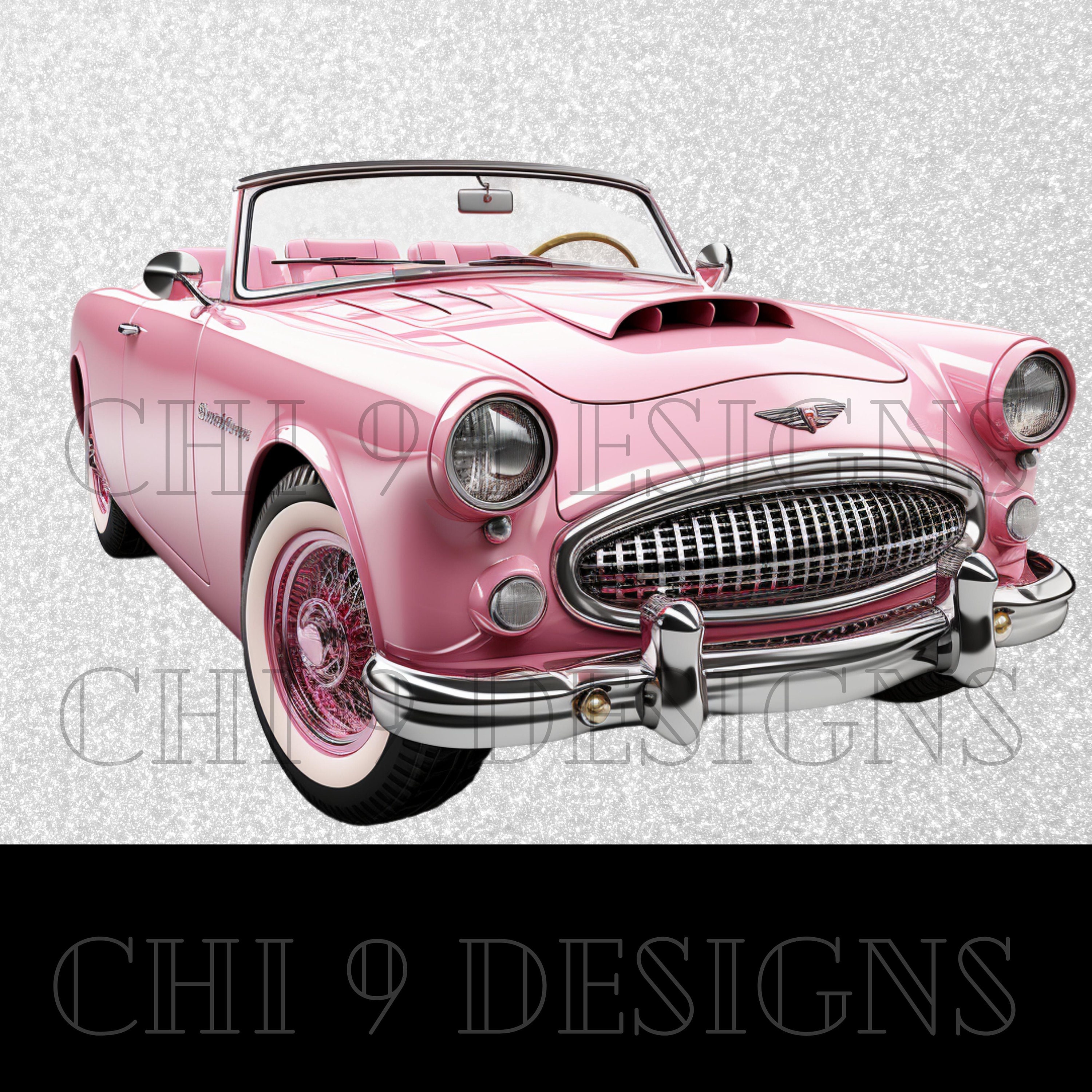 Pink Doll Car| Pink Drop Top Cars| Pink Clipart| Pink Automobile| 33 ...