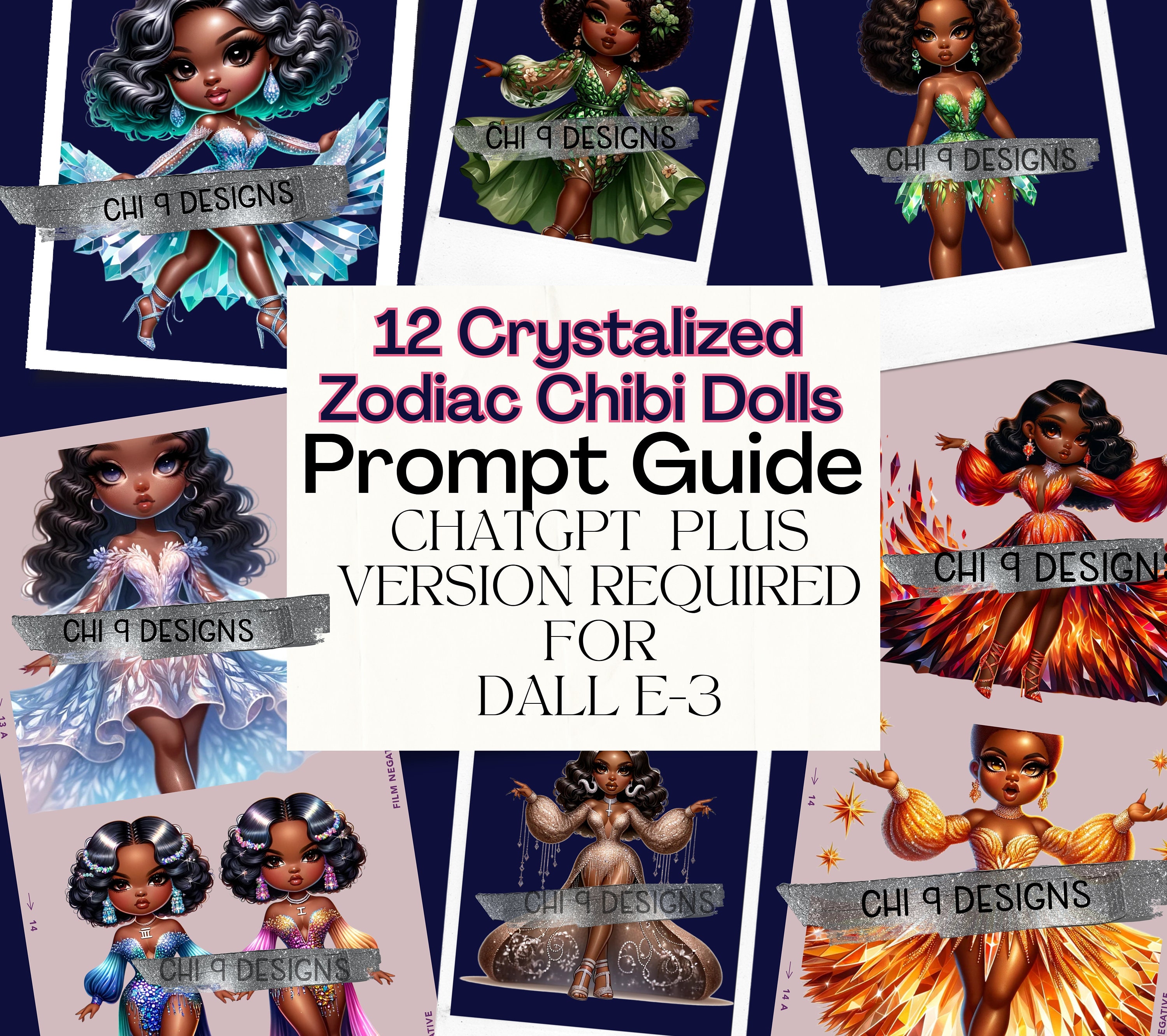 Chat GPT Prompt Guide Dall E 3 Prompt V4 AI Art Guide Chibi Crystalized ...