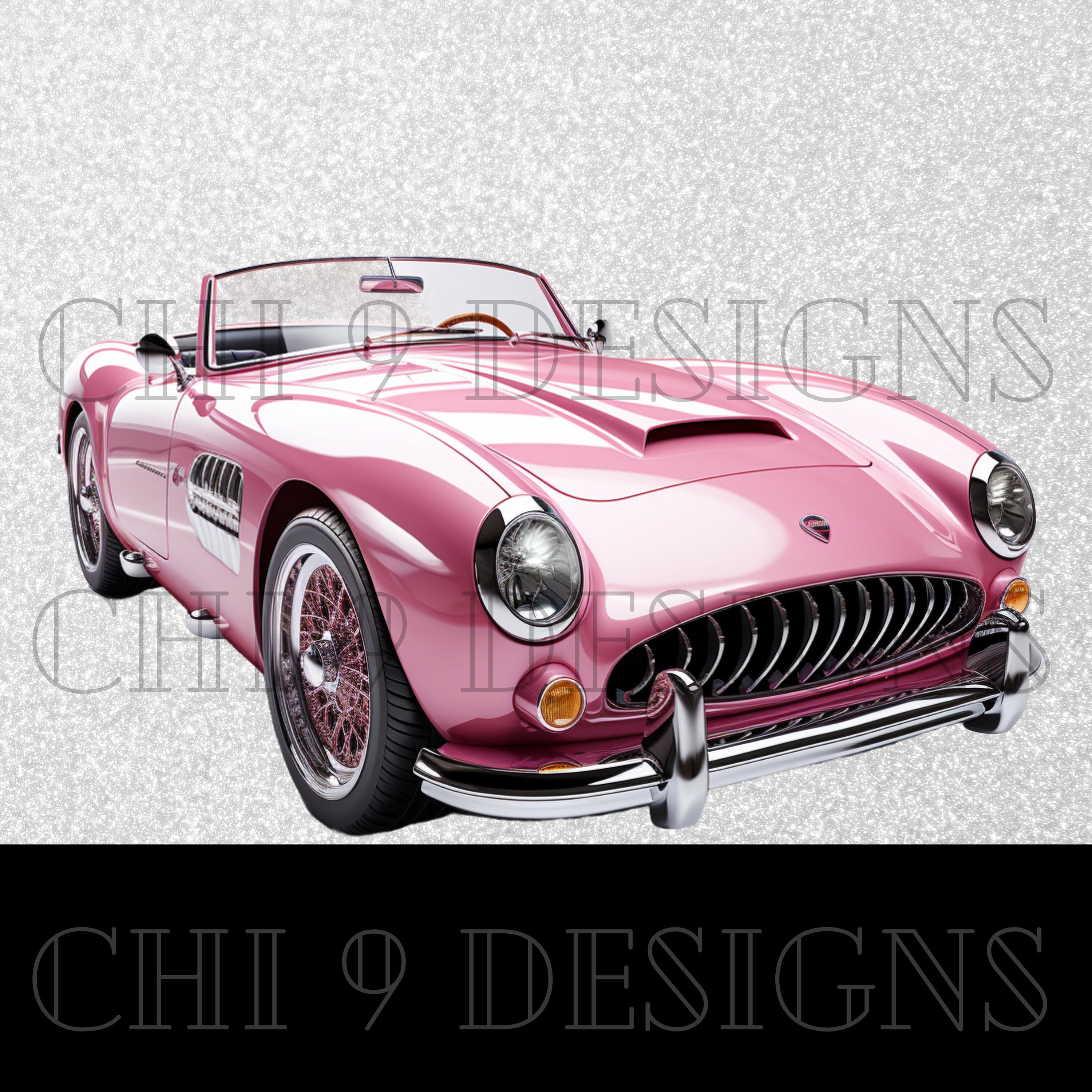 Pink Doll Car| Pink Drop Top Cars| Pink Clipart| Pink Automobile| 33 ...