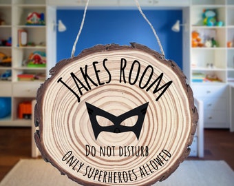 Superhero Door Sign - Etsy