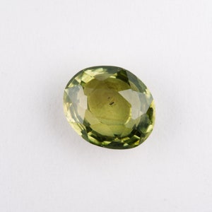 Green Golden Yellow Montana Sapphire | 1.1ct | Natural | Old Mine Cut ...