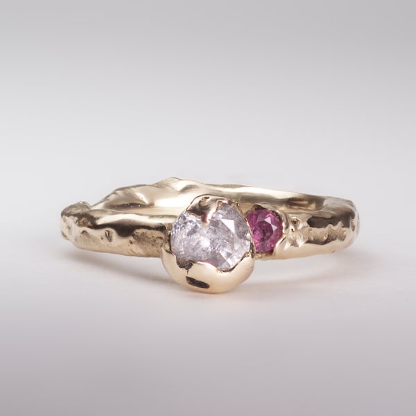 Organic Wedding Ring - Etsy
