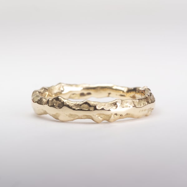 Organic Wedding Ring - Etsy