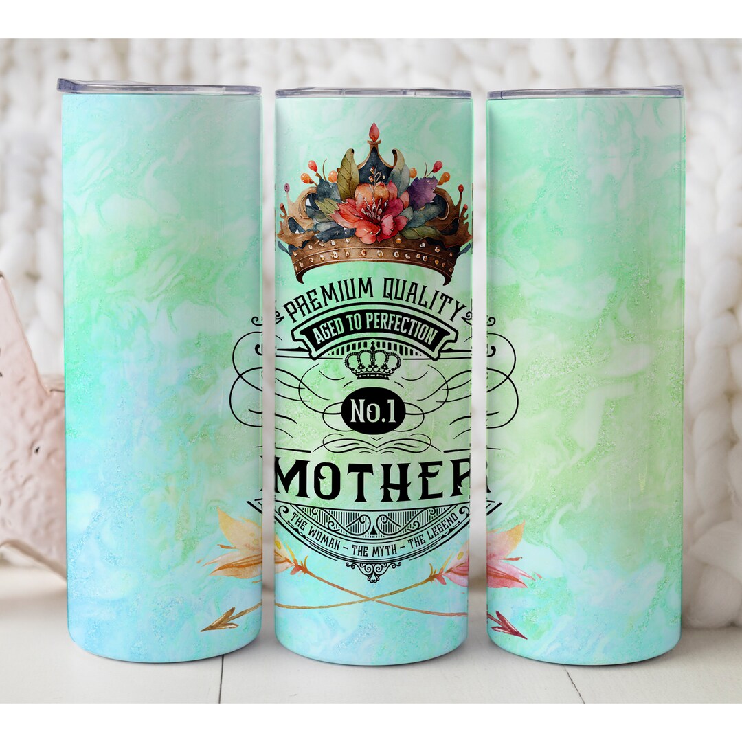 Mom Tumbler Wrap Sublimation Design Template For 20 Oz Straight Skinny