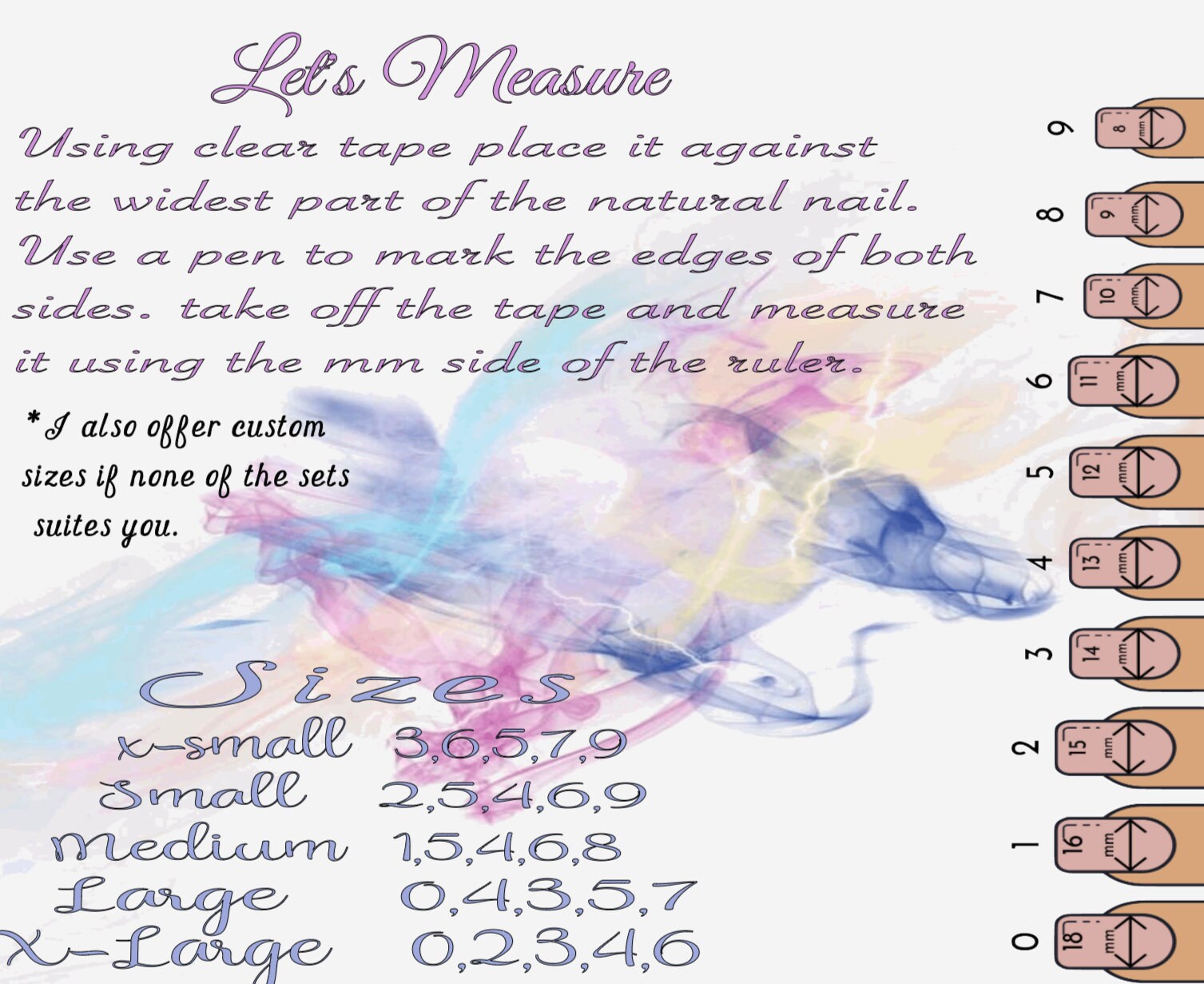 READY TO SHIP Small Xxl Press Ons - Etsy