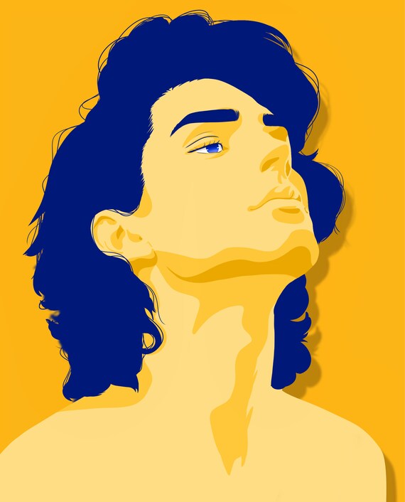 Drawing & Illustration Digital half body Custom portrait etna.com.pe