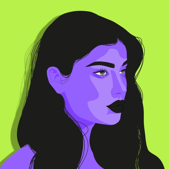 Drawing & Illustration Digital half body Custom portrait etna.com.pe