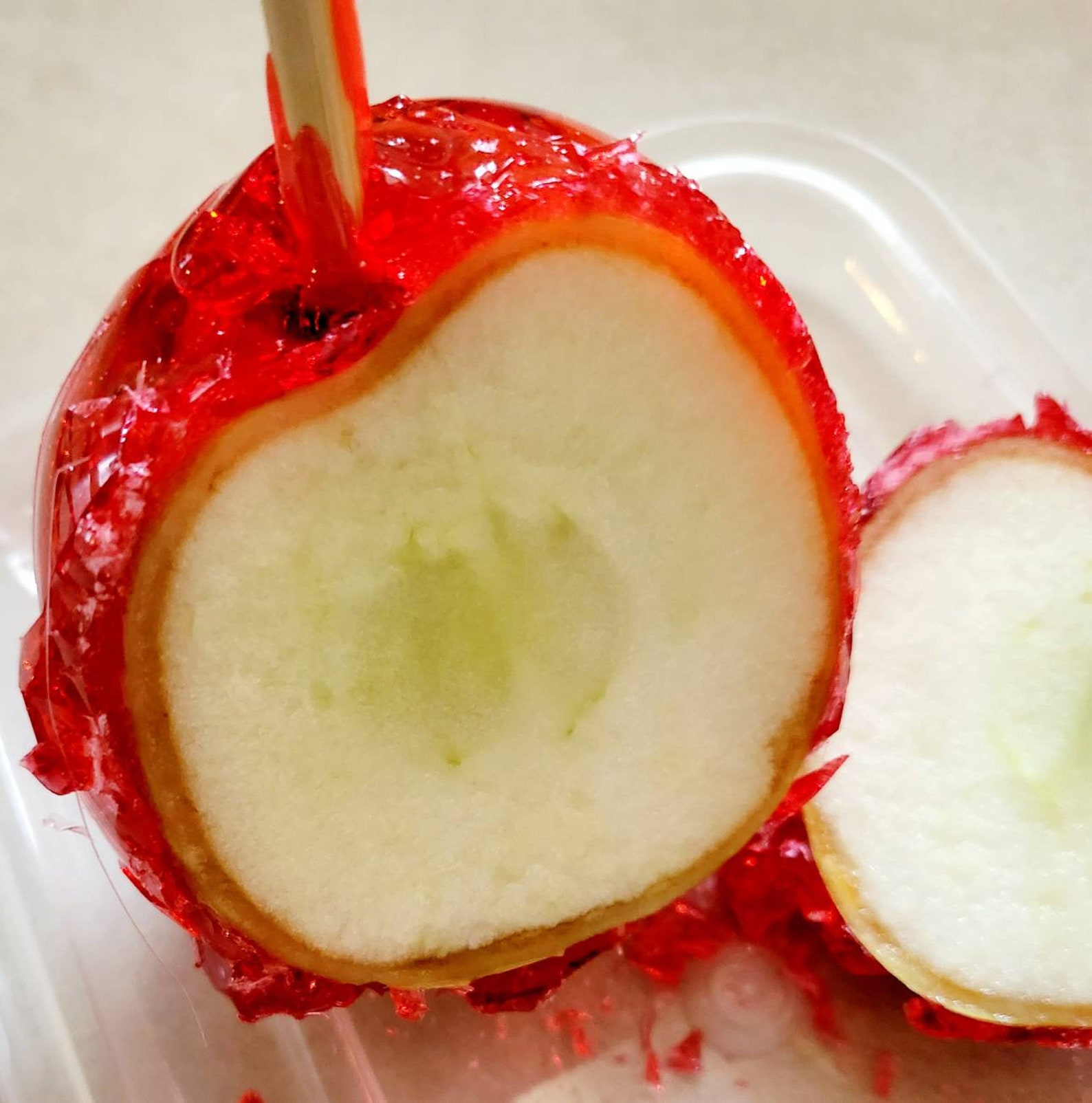 Traditional Red Hard Candy Apples (please Choose Quantity From Drop ...