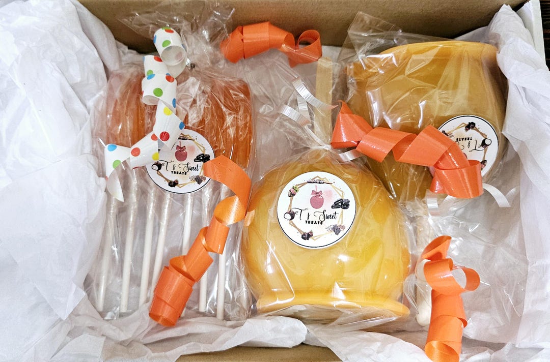 Traditional Flavored Candy Apples and Lollipops Celebration Gift Box - Etsy