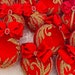 Elegant Burgundy Gold Christmas Garland , Centerpiece – 40” Long Luxury ...