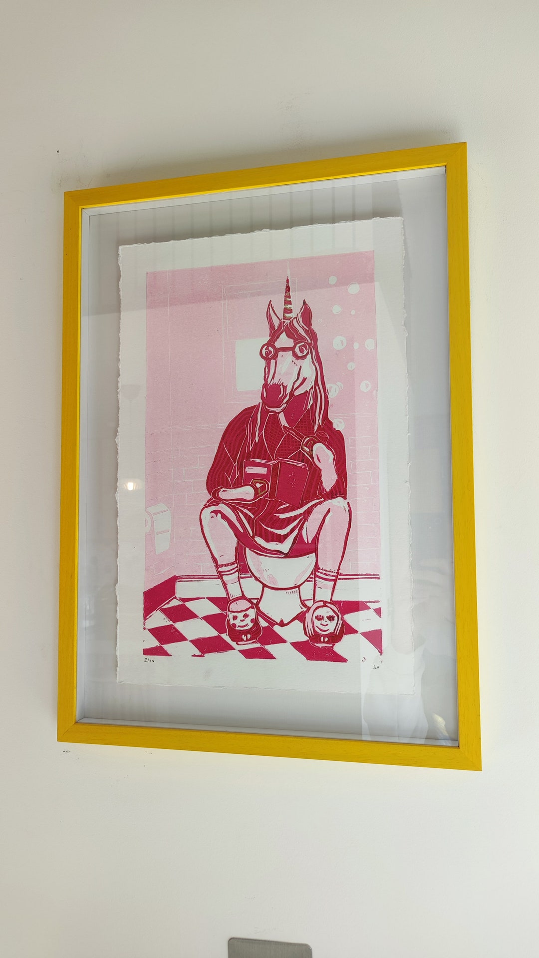 4 Colour Linocut Reduction Print. Original Edition. Edition of 14 ...