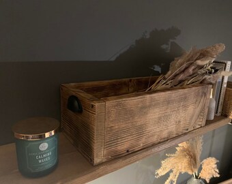 Rustic Wood Box | Etsy