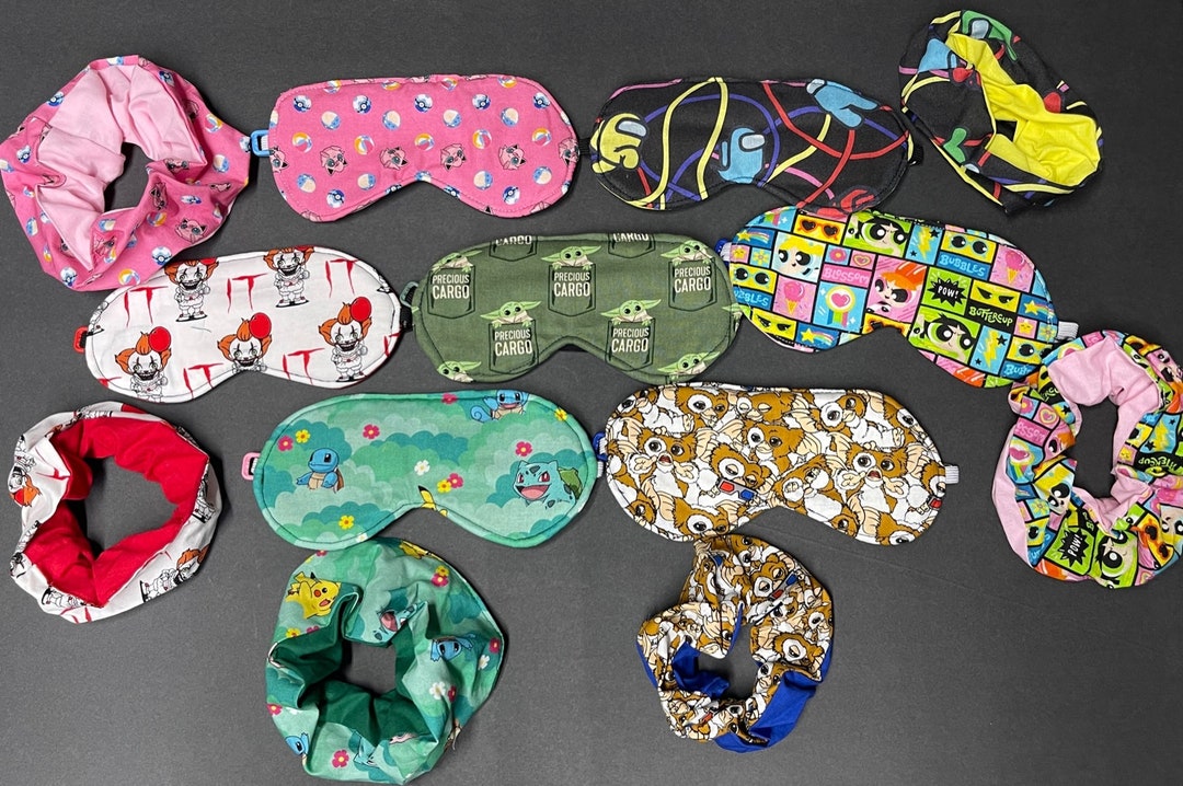 Handmade Sleep Masks and Scrunchies - Etsy