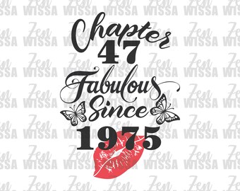 47 Birthday Svg - Etsy