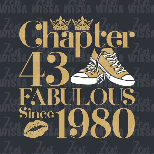 Fabulous & 43 Svg - Etsy