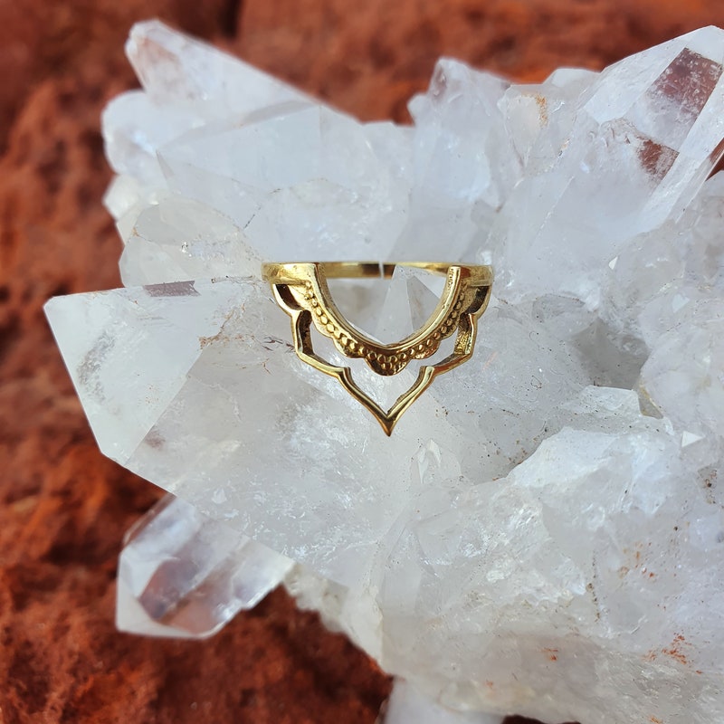 Indie Wedding Ring - Etsy