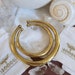 Unisex Gold Bracelet, Gypsy Bangle, Boho Bracelet, Handmade Brass ...