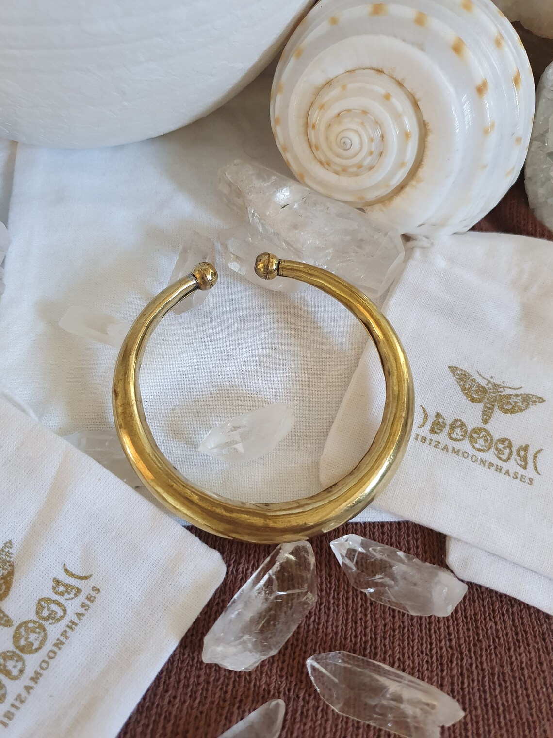 Unisex Gold Bracelet, Gypsy Bangle, Boho Bracelet, Handmade Brass ...