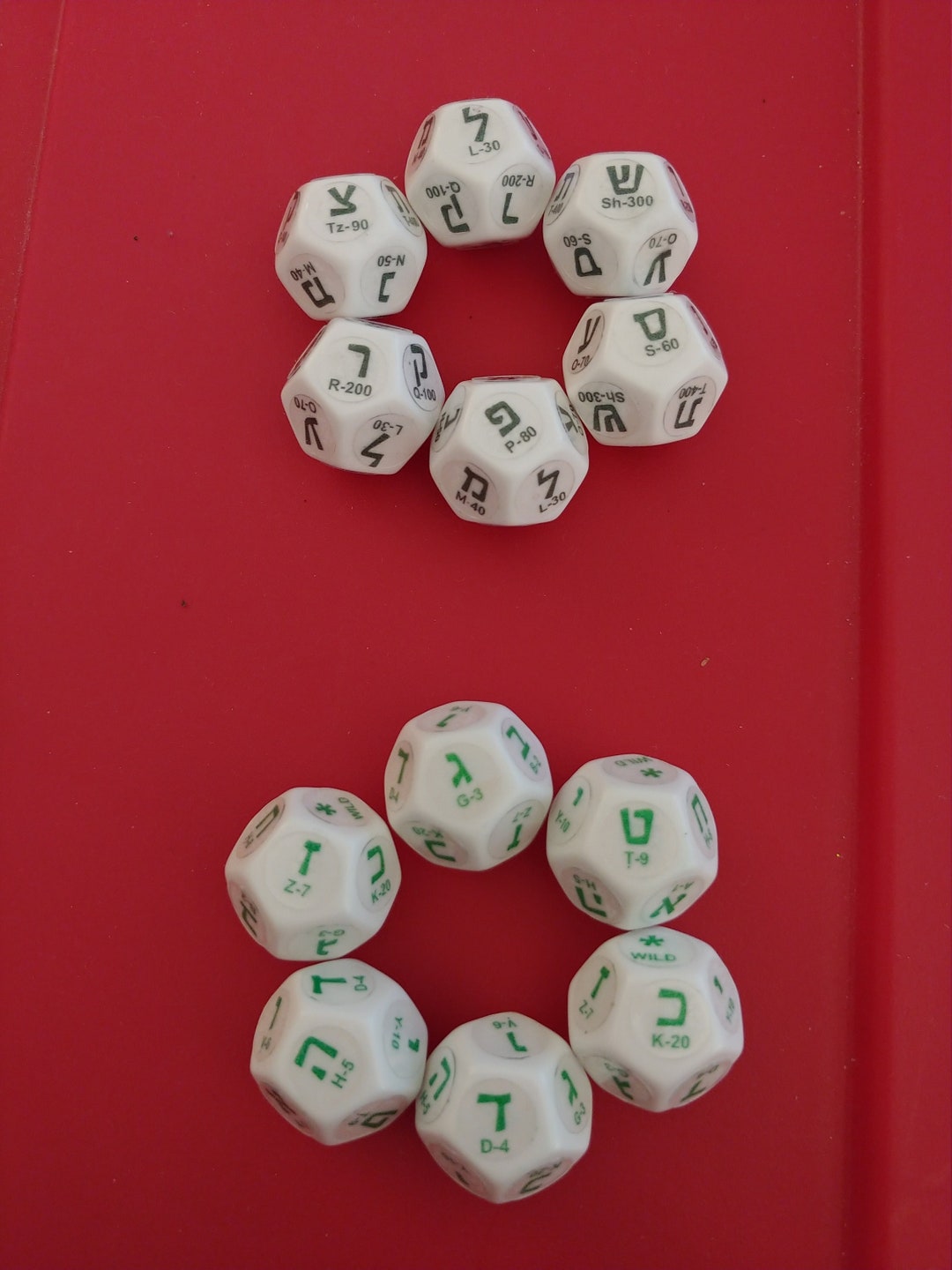 Hebrew Dice Set for Milhamah RPG - Etsy