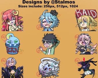 Monster Musume Emotes for Discord and Twitch individual Packs Lala's ...