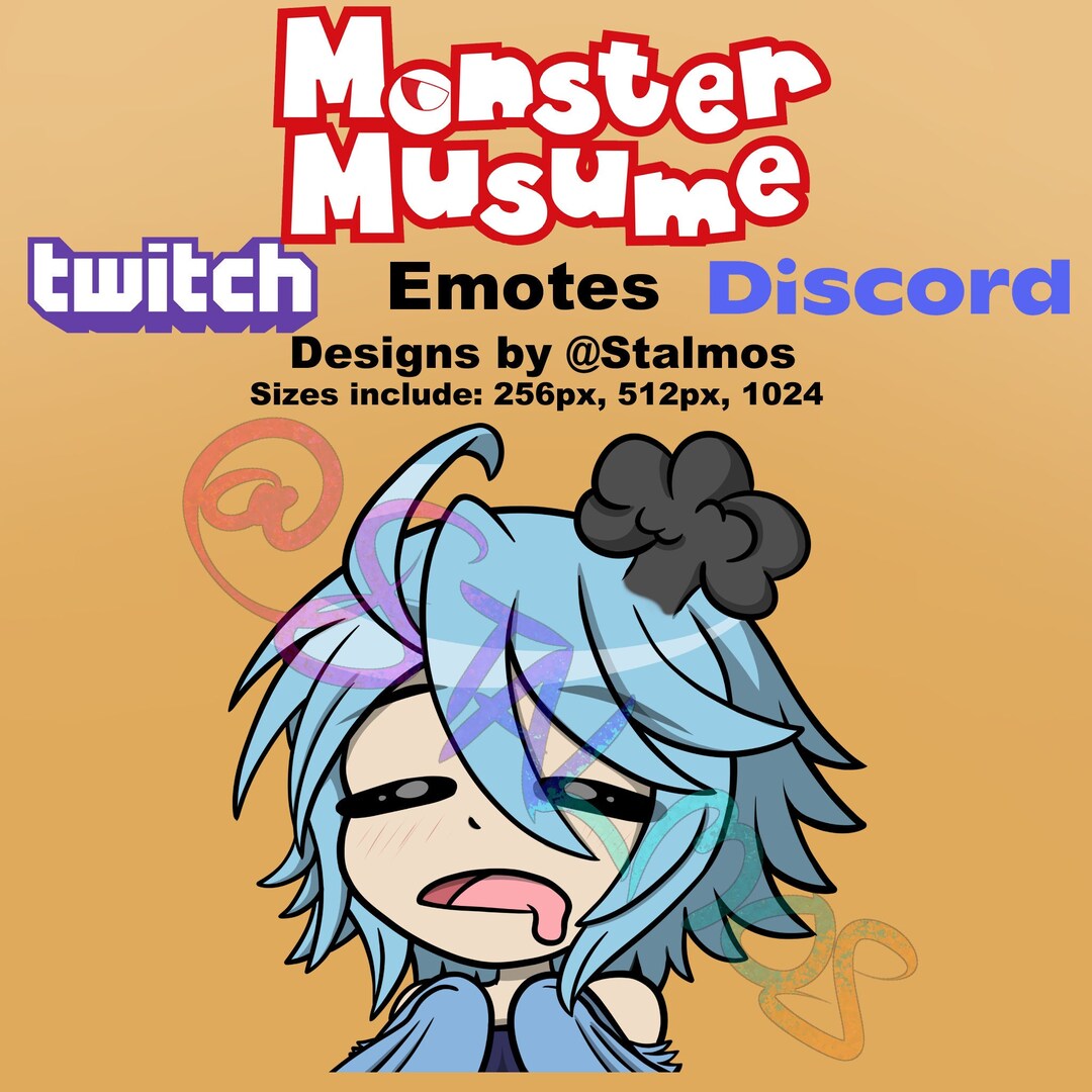 Monster Musume Emotes for Discord and Twitch (individual Packs; Papi ...