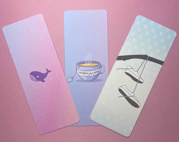 BTS Inspired Bookmarks, Magic Shop, Spring Day, We Are Bulletproof ...