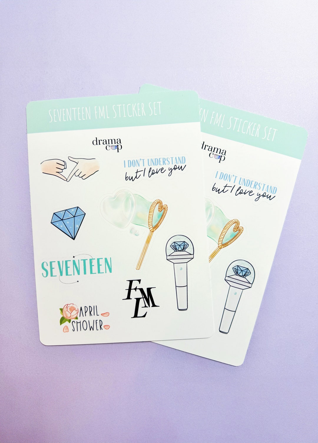 SEVENTEEN FML Sticker Set April Shower Carats Super Say - Etsy