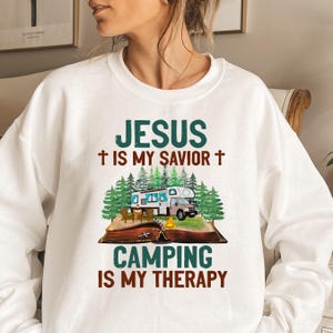 Jesus Camping Sublimation, Camping Png, Jesus Png, Christian Png ...