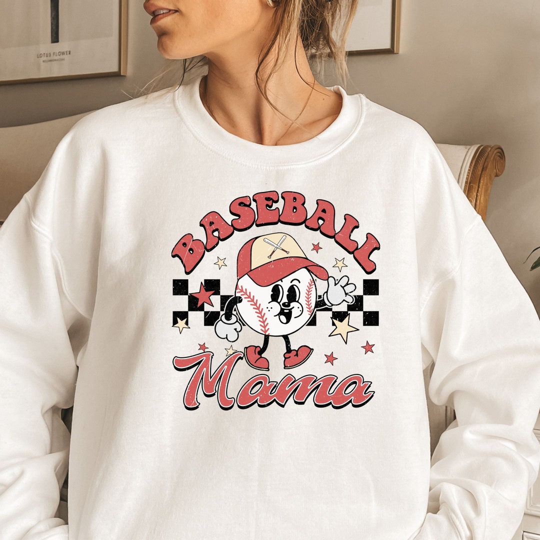Retro Baseball Mama Png, Cute Mama Baseball Png, Mama PNG, Baseball ...
