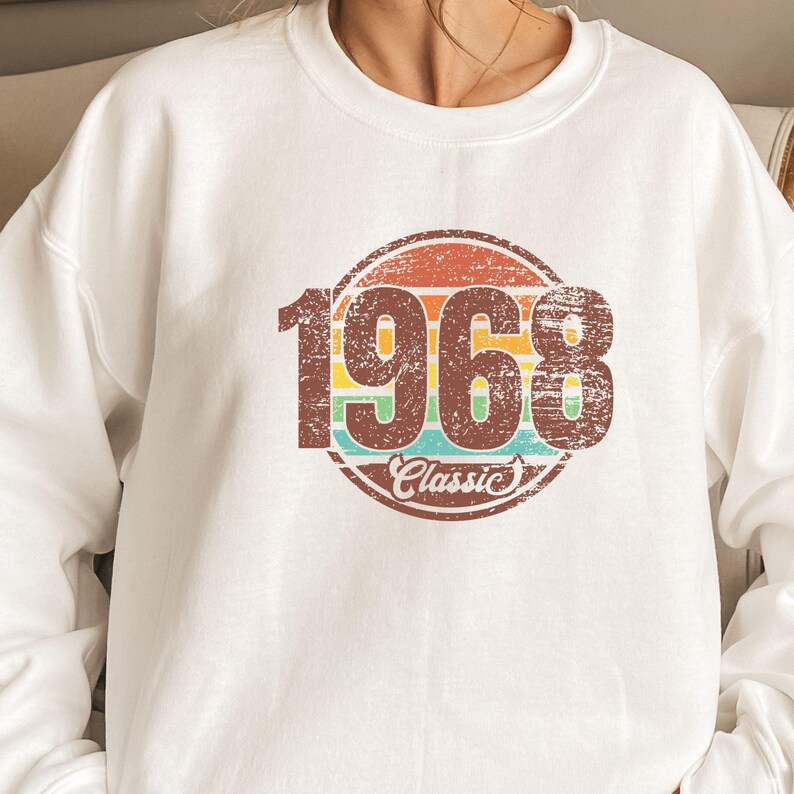 1968 Classic Png, 1968 Birthday Gift, 1968 Birthday Png, Vintage 1968 ...
