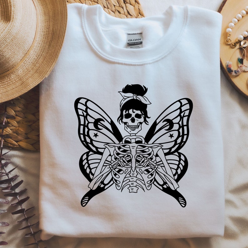 Butterfly Skeleton Svg, Butterflies Png, Sublimation Designs, Svg Files ...