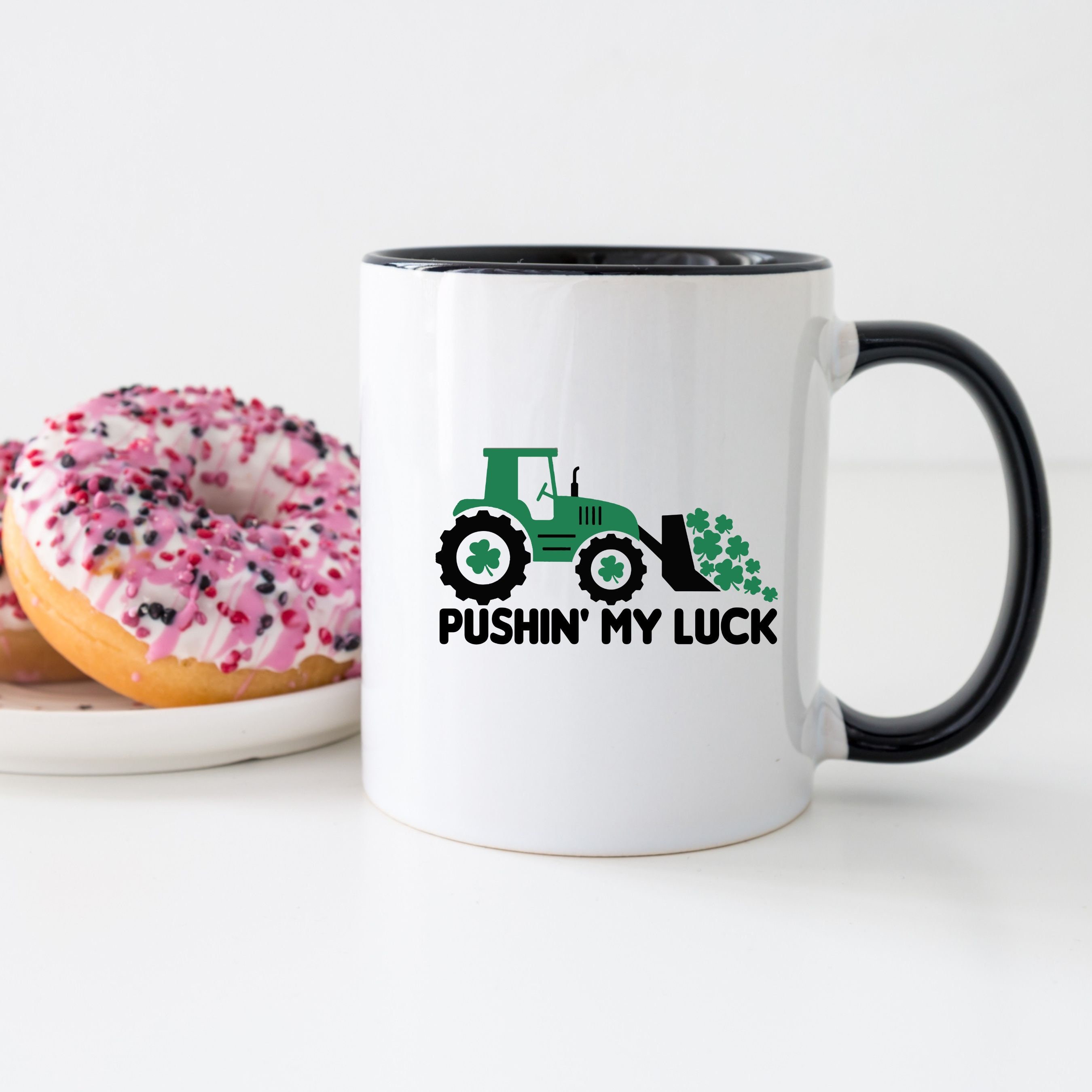 Pushin My Luck SVG File for Cricut, St Patricks Day SVG, Lucky Png, Boy ...