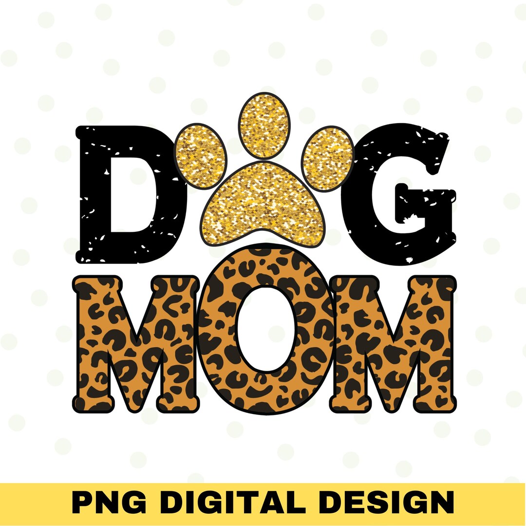Retro Dog Mom Sublimation, Leopard Dog Mama Png, Dog Mama Png, Boho Dog ...