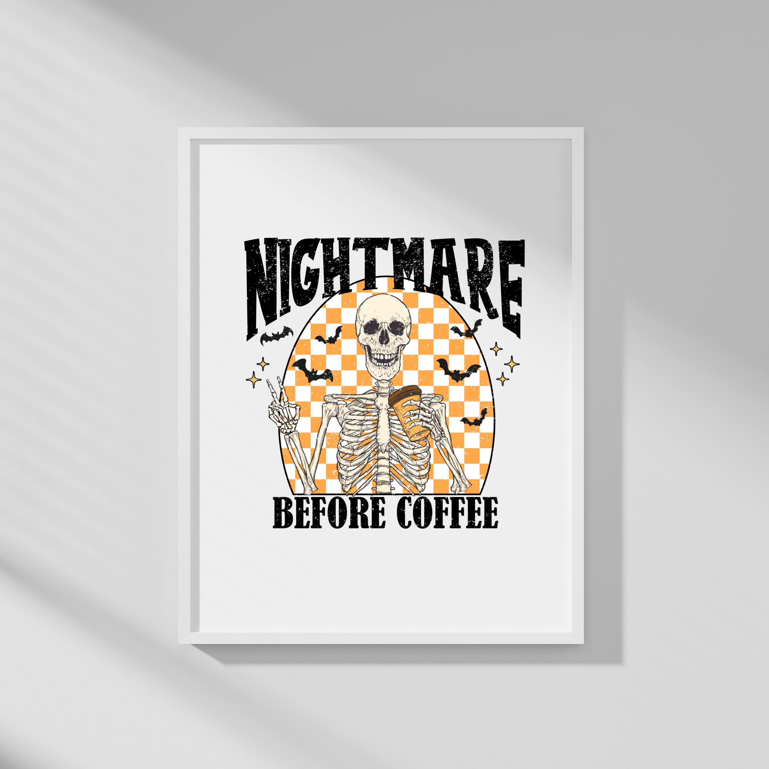 Skeleton Drinking Coffee Png Skull Png Sublimation Designs - Etsy