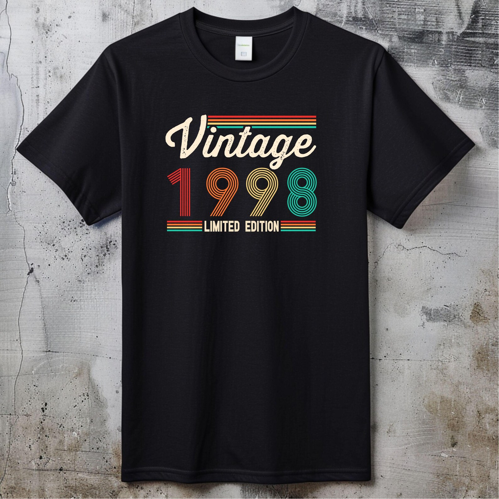 Vintage 1998 Svg, Retro Birthday Gift, 1998 Shirt Svg, Birthday Deco ...