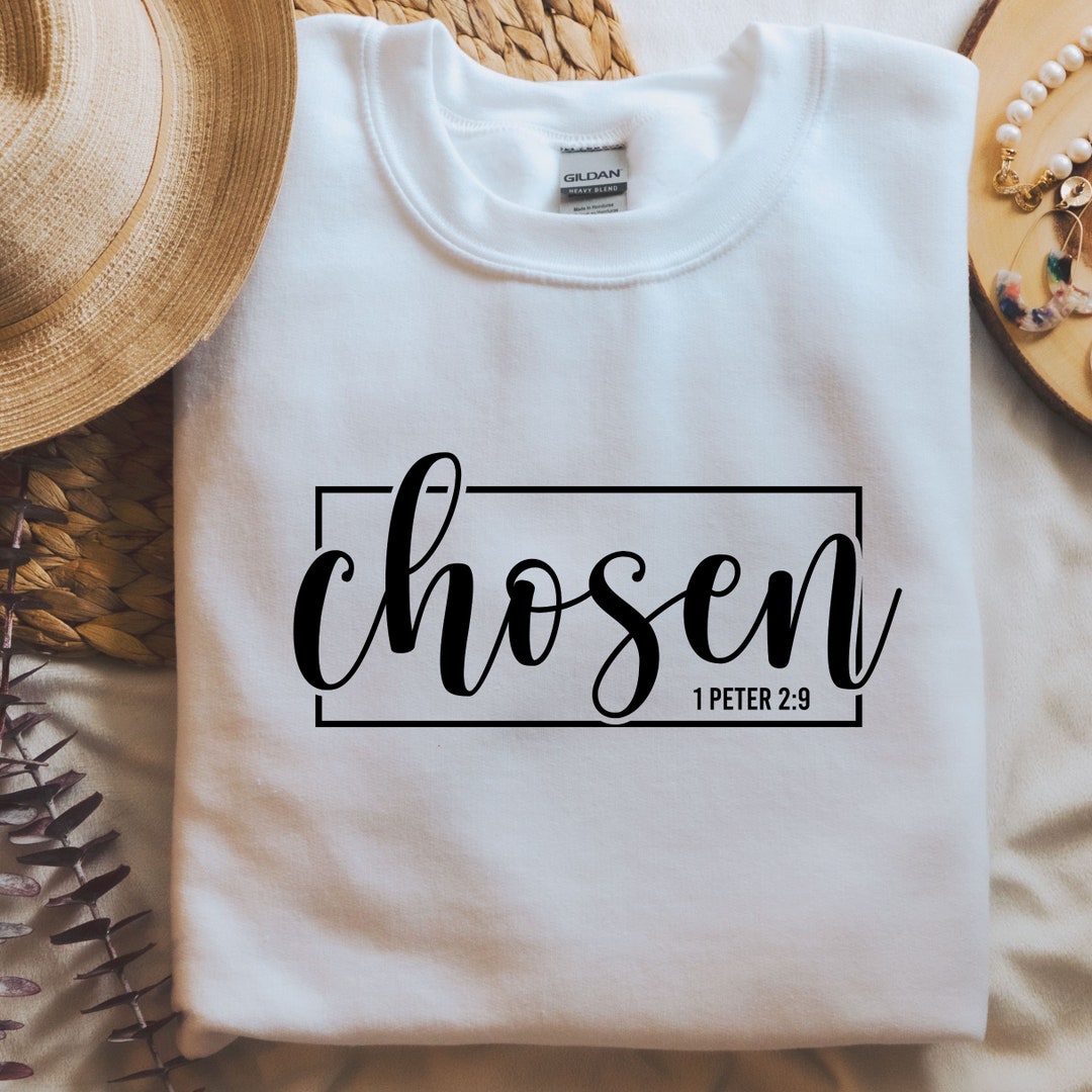 Chosen SVG PNG, Bible Verse Peter Christian Svg, Easter Svg, Worthy Svg ...