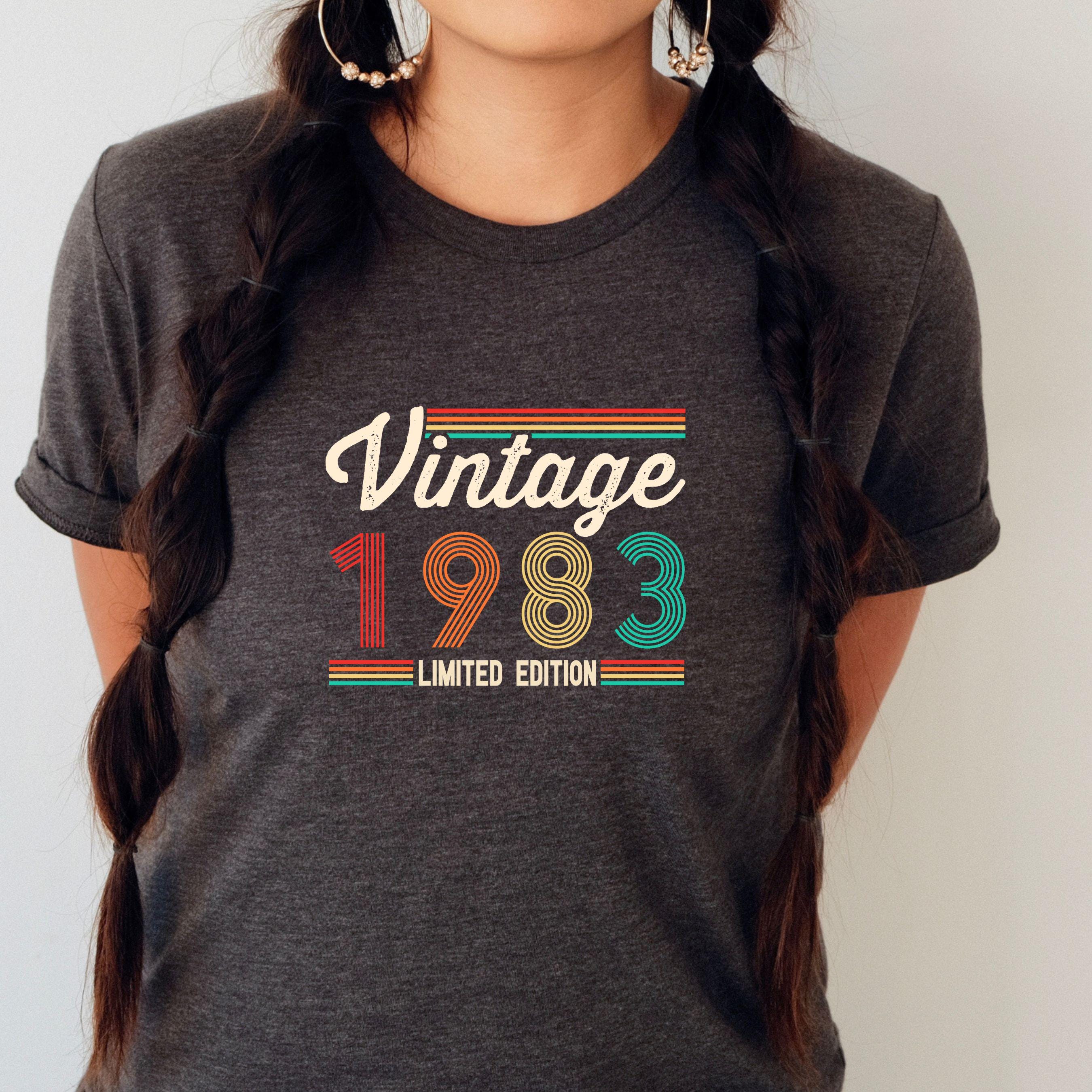 Vintage 1983 Svg, Retro 1983 Birthday Gift, 1983 Birthday Svg, 1983 ...