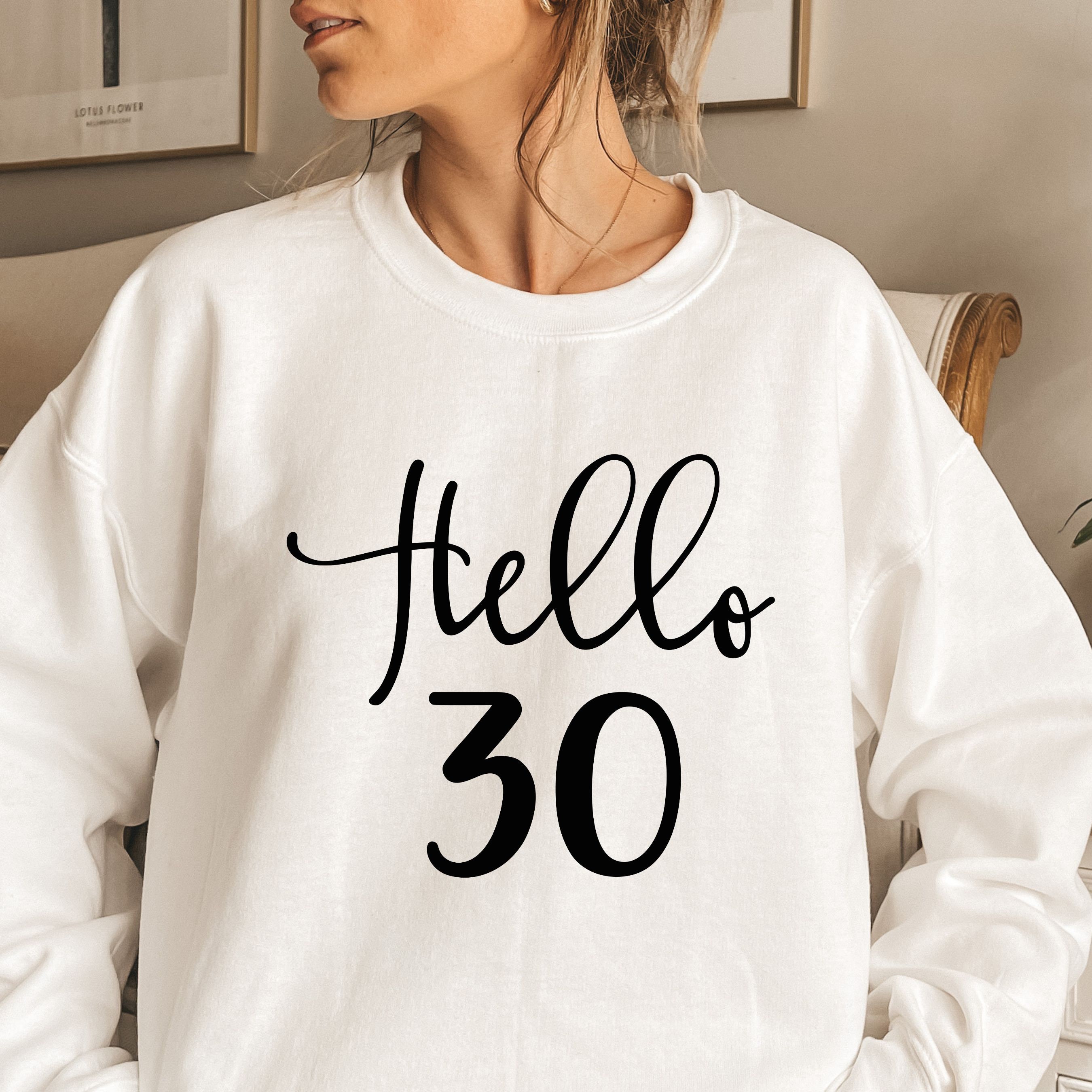 Hello 30 Svg, Hello Thirty SVG, Digital Download, Dxf, Png, 30th ...
