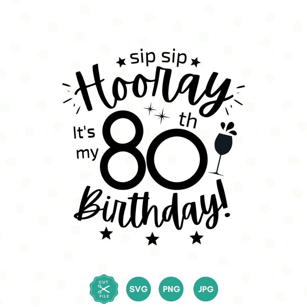 80th Birthday Svg Vintage 1944 Svg Eighty Birthday Shirt Svg 80th