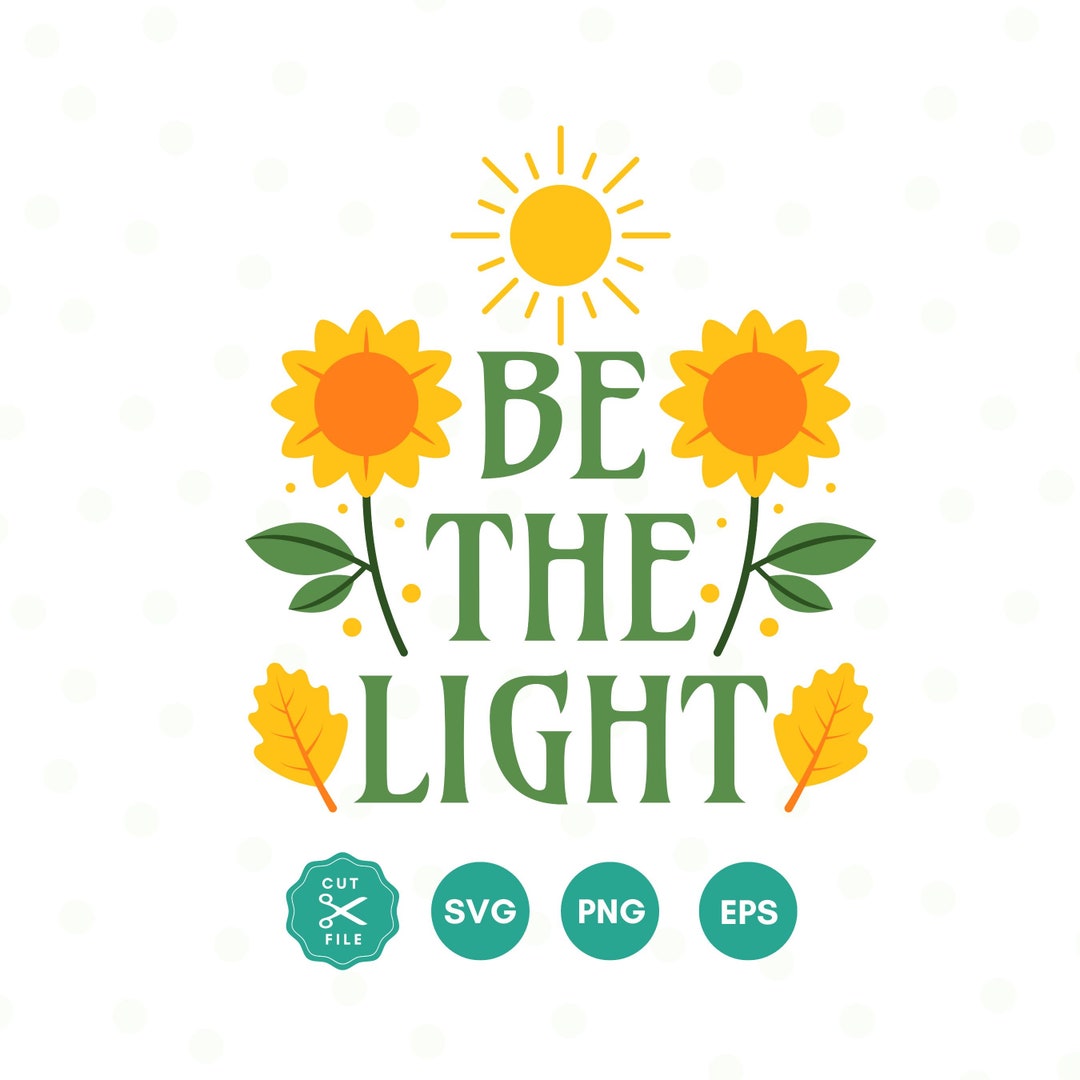 Be the Light Svg, Bible Verse, Jesus, Christian Svg, Religious Clipart ...