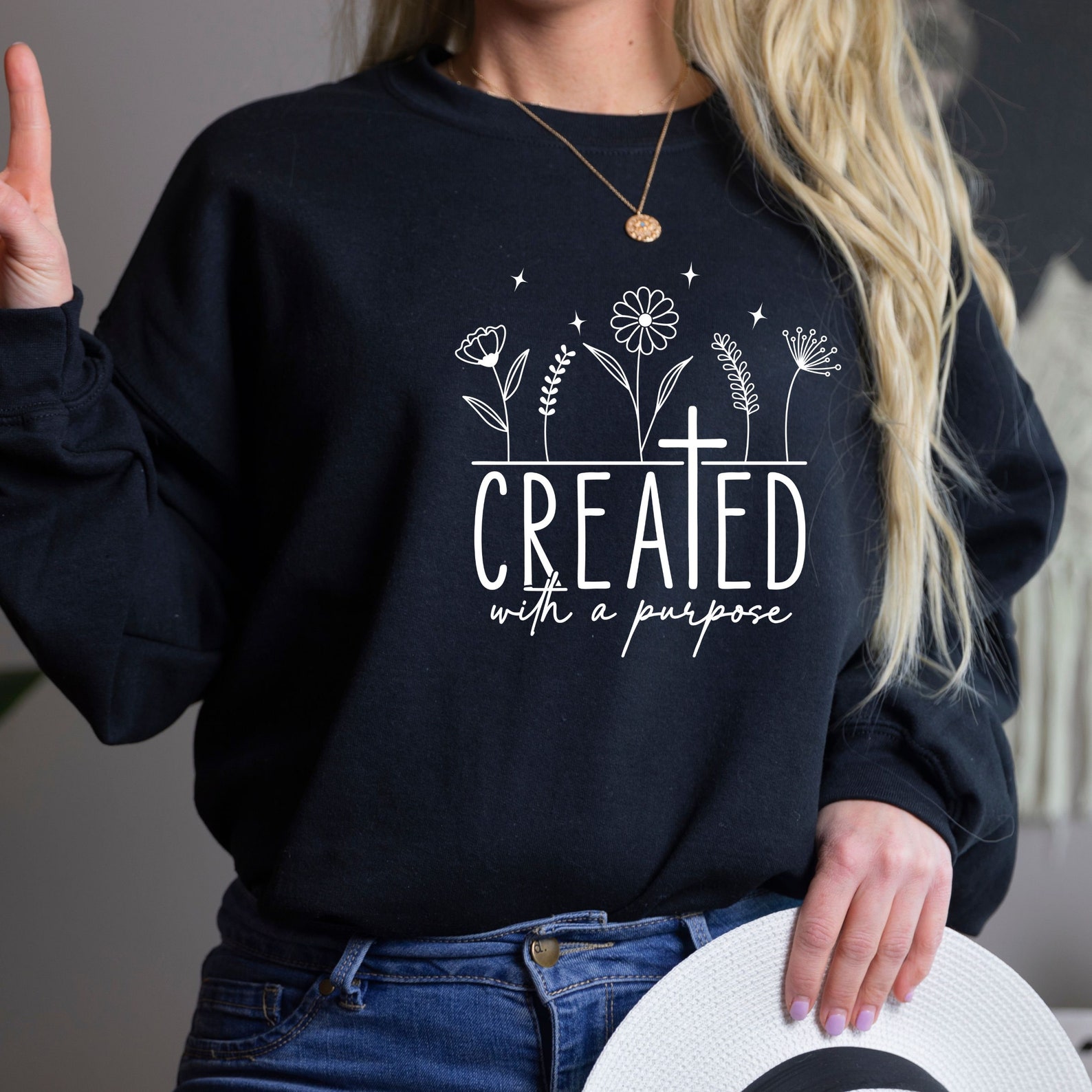 Created With a Purpose PNG, Christian, Easter, Wildflowers, Worthy ...