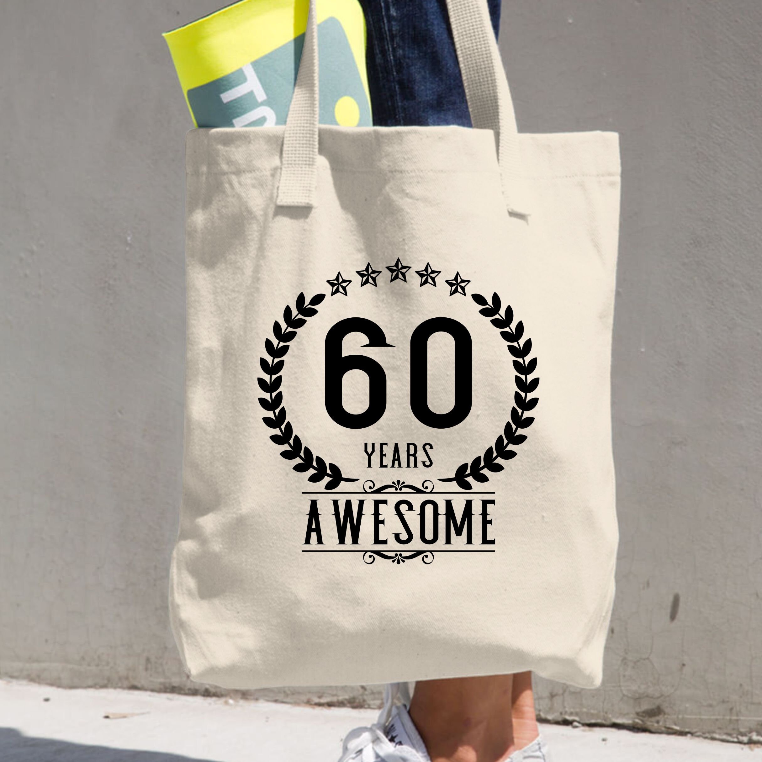 60 Years Awesome SVG 60th Birthday SVG Sixty Birthday Shirt - Etsy
